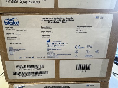 Blake Drains - Blake Silicone Drain, Round, Hubless, 24 Fr - 2234 | eBay