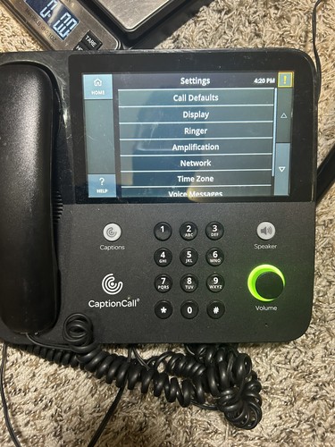 Caption Call Model 67T Hearing Impaired Amplified Touchscreen Phone ...