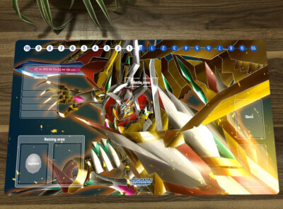 Digimon Playmat CCG DTCG Mat Jesmon Trading Card Game Mat With Zones ...