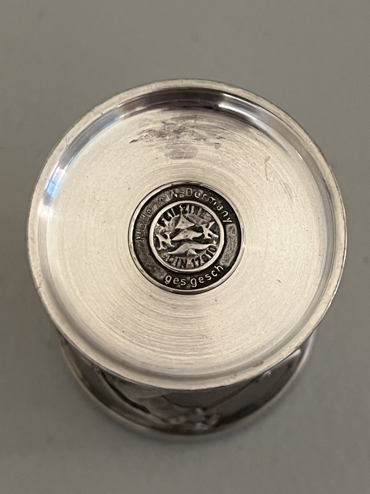 VINTAGE GES.GESCH. FEINZINN NK WEST GERMANY PEWTER GOBLET CUP | eBay