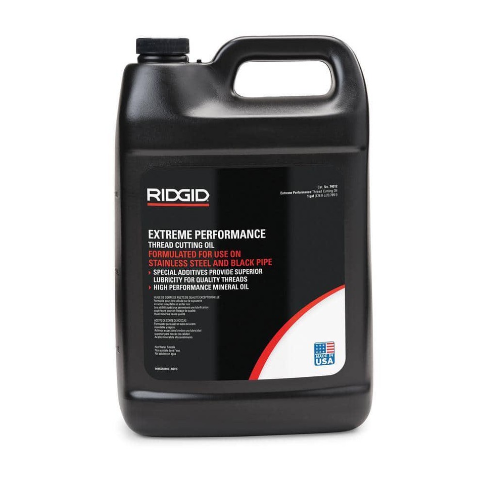 1 Gal. Dark Pipe Threading Oil, Low Odor and Anti-Mist Formulation for ...