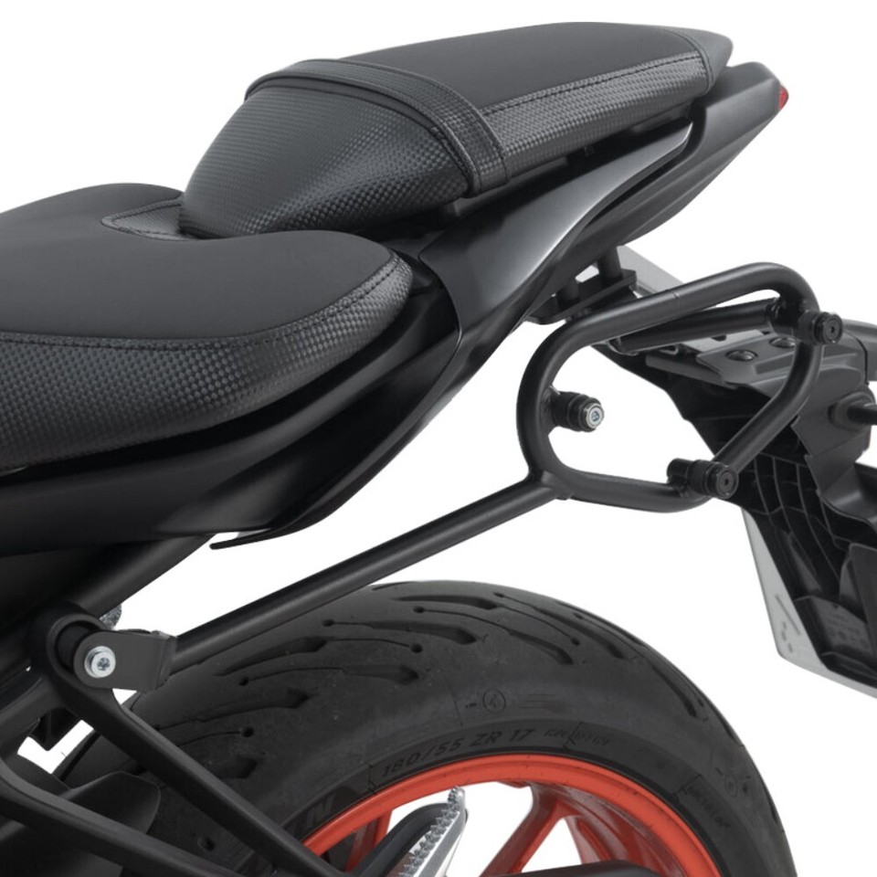 Side Bag Carrier Luggage Rack Cargo Carry Holder For YAMAHA FZ07 MT-07 ...