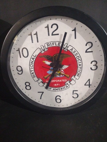 NRA 12" Wall Clock National Rifle Association of America Incorporated ...