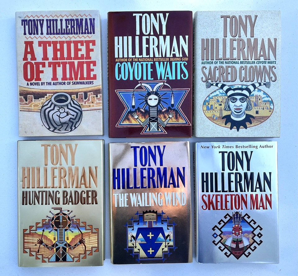 Lot of 6 Tony Hillerman Hardcover Books Leaphorn and Chee 1st First ...