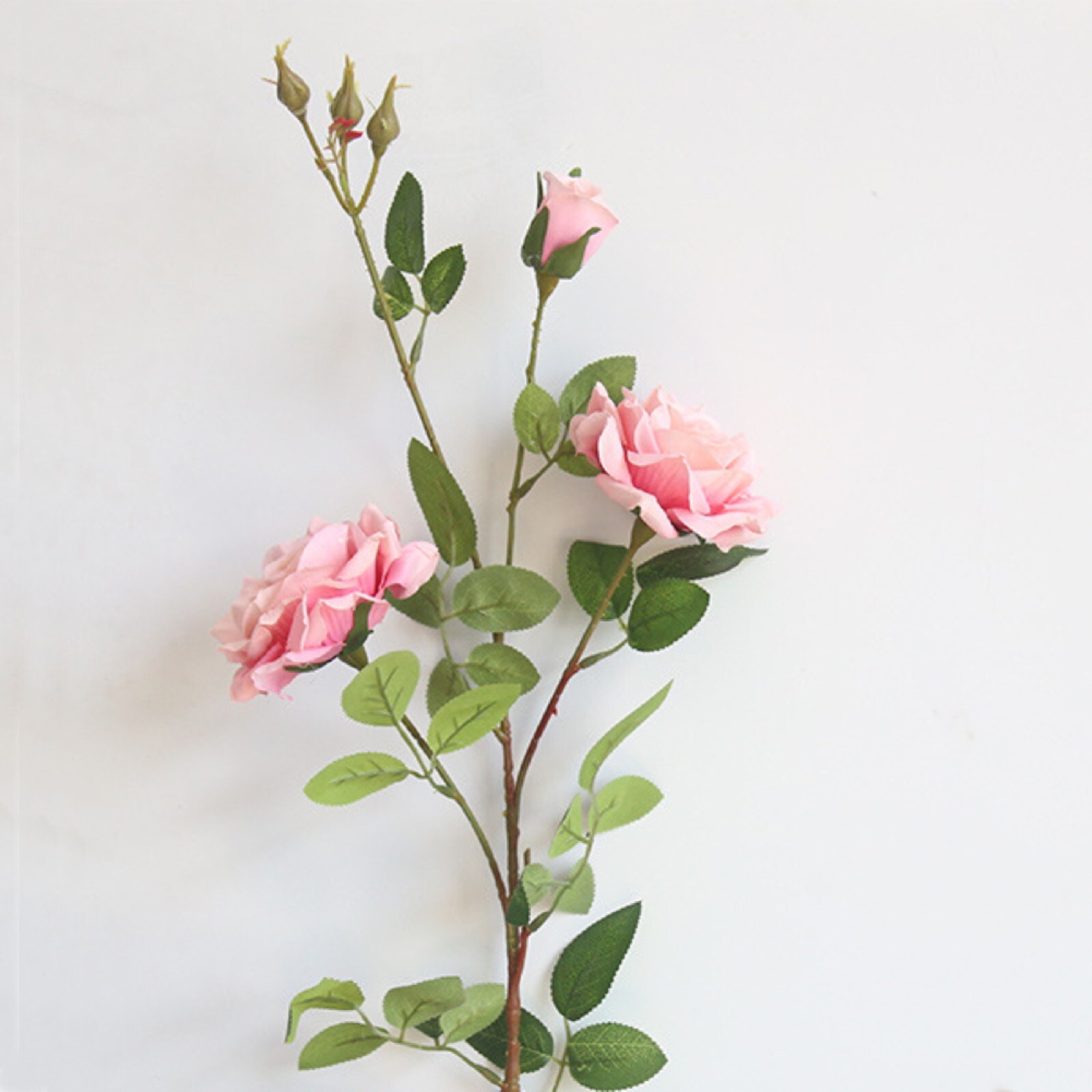 Artificial Rose Flower Stem Home Decoration Set of 3 | eBay