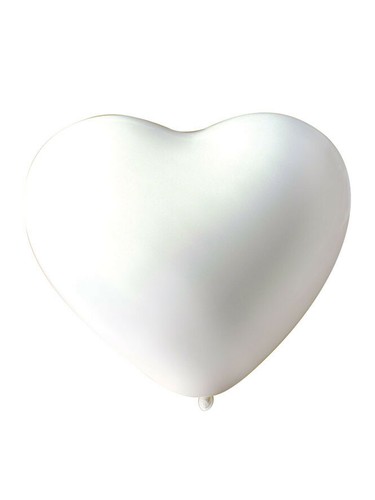 Inflatable White Heart Balloons (x10) | eBay
