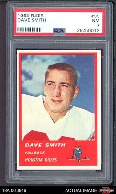 1963 Fleer #35 Dave Smith Oilers Ripon College PSA 7 - NM | eBay