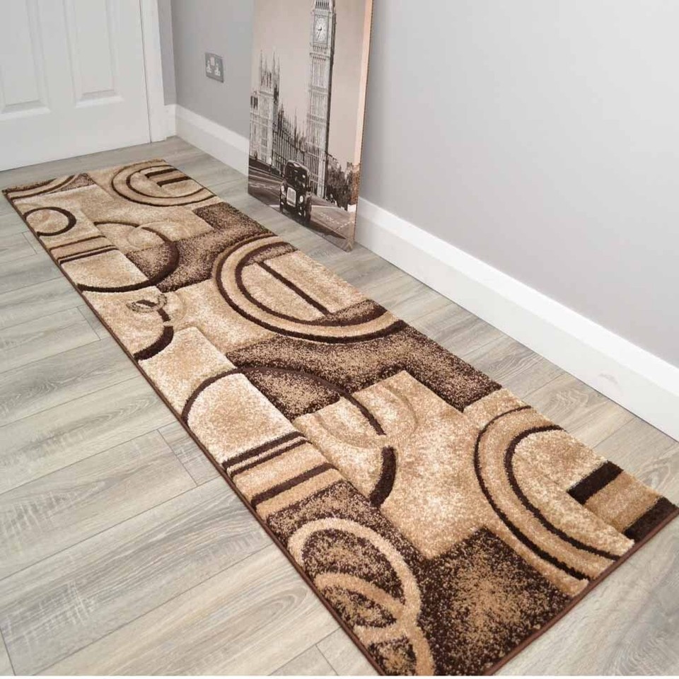 Large Brown Rugs Beige Sitting Living Room Thick Soft Modern Bedroom ...