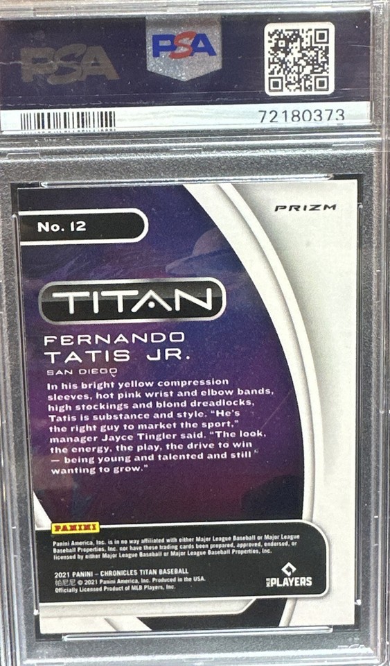 2021 CHRONICLES FERNANDO TATIS JR. TITAN - BUILDING BLOCKS | eBay