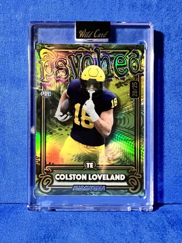 2024 Wild Card Alumination - Psyched - Colton Loveland - Prism /25 ...