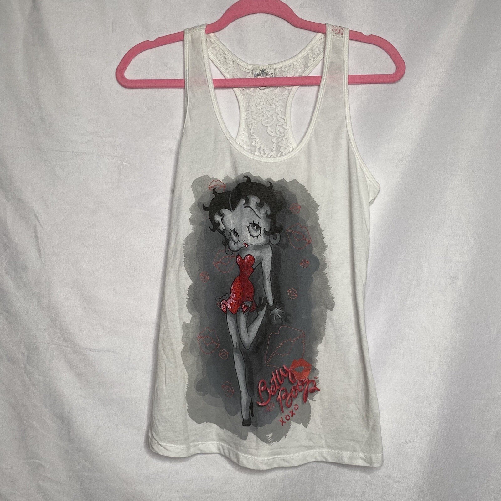 Universal Studios Official Betty Boop Tank Top see-th… - Gem