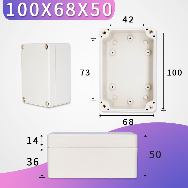 Waterproof Junction Box Outdoor Adaptable Enclosure IP65 ABS Plastic ...