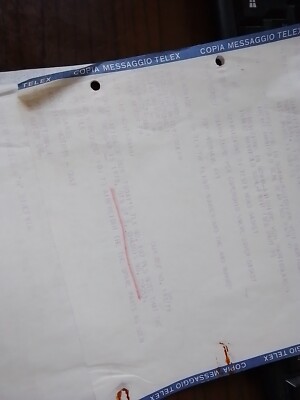 DE TOMASO PANTERA GR 3 , # 09053 : 1979s telex /NOTES DE TOMASO MODENA ...