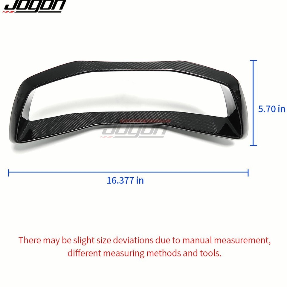 Carbon Speedometer Cluster Gauge Dash Trim For Corvette C8 Z06 Z51 ...