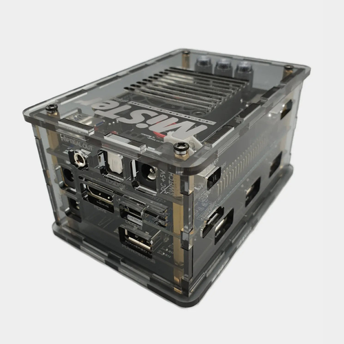 MiSTer FPGA Case For Digital IO Board and USB Hub Shadow Grey Perspex ...