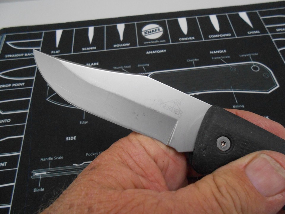Gerber Gator 650 Folding Knife Lockback Combo Edge Blade USA | eBay