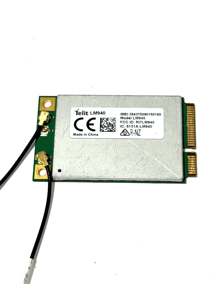 Telit LM940 4G LTE mPCIe Module w/ Antenna wires VERIZON | eBay