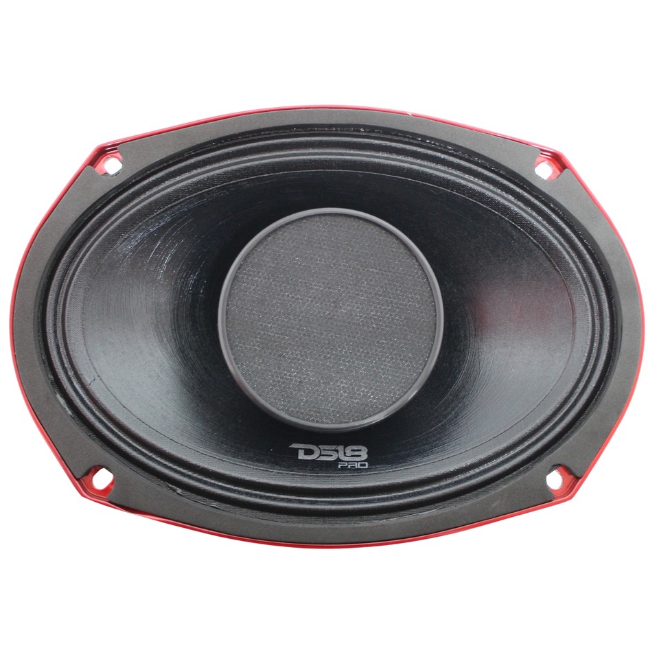 DS18 6x9 500W 4-Ohm Hybrid Mid-Range Loudspeaker w/ Built-in Driver PRO ...