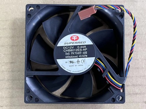 SUPERRED of red CHB8012ES-AP 8020 12V 0.44A 4-wire PWM chassis CPU fan ...
