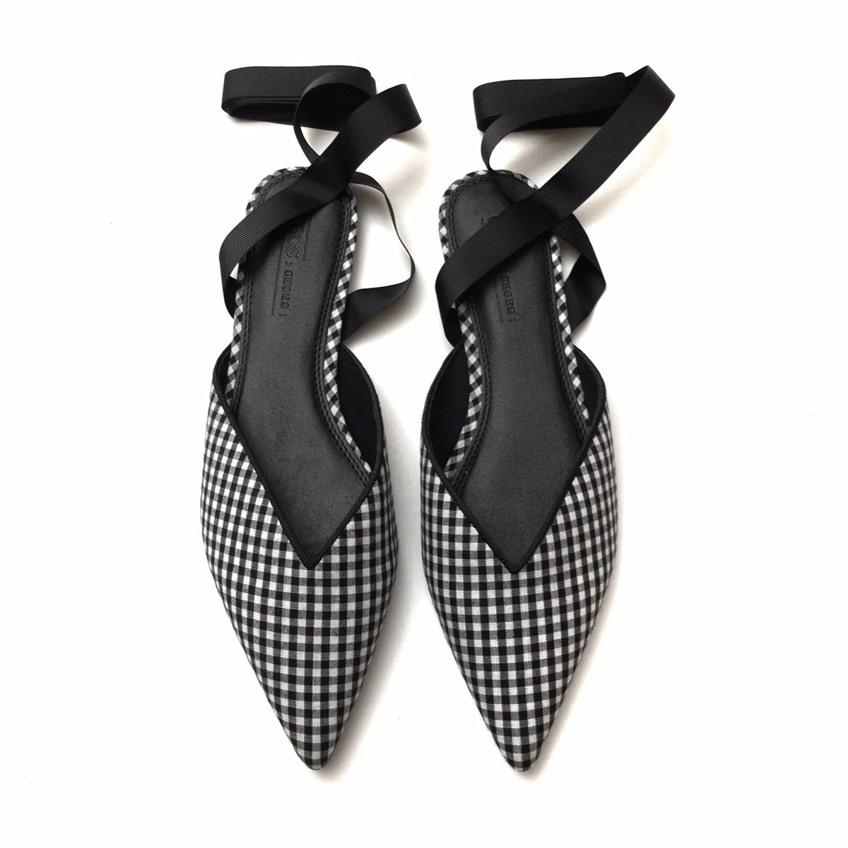 Ribbon Ankle Wrap Shoes