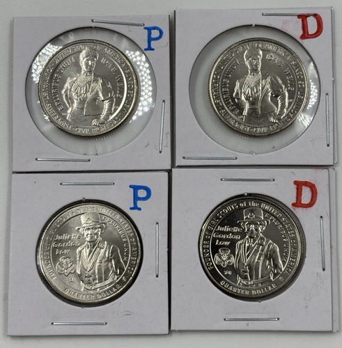2025 PD P D AMERICAN WOMEN IDA B WELLS & JULIETTE GORDON 4 COIN⭐READY 2 ...