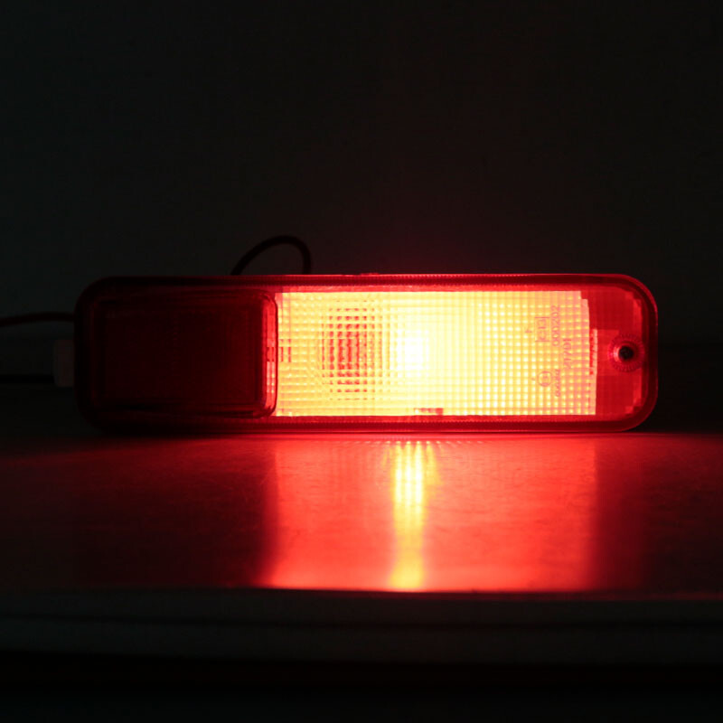 Pair Rear Bumper Reflector Brake light Rear Warning Light For Toyota ...