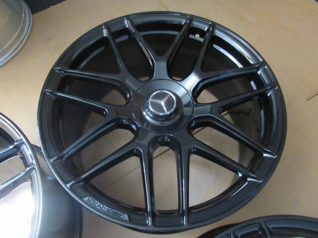 MERCEDES BENZ S63 S65 AMG OEM FACTORY 20" WHEELS RIMS NEW GLOSS BLACK ...