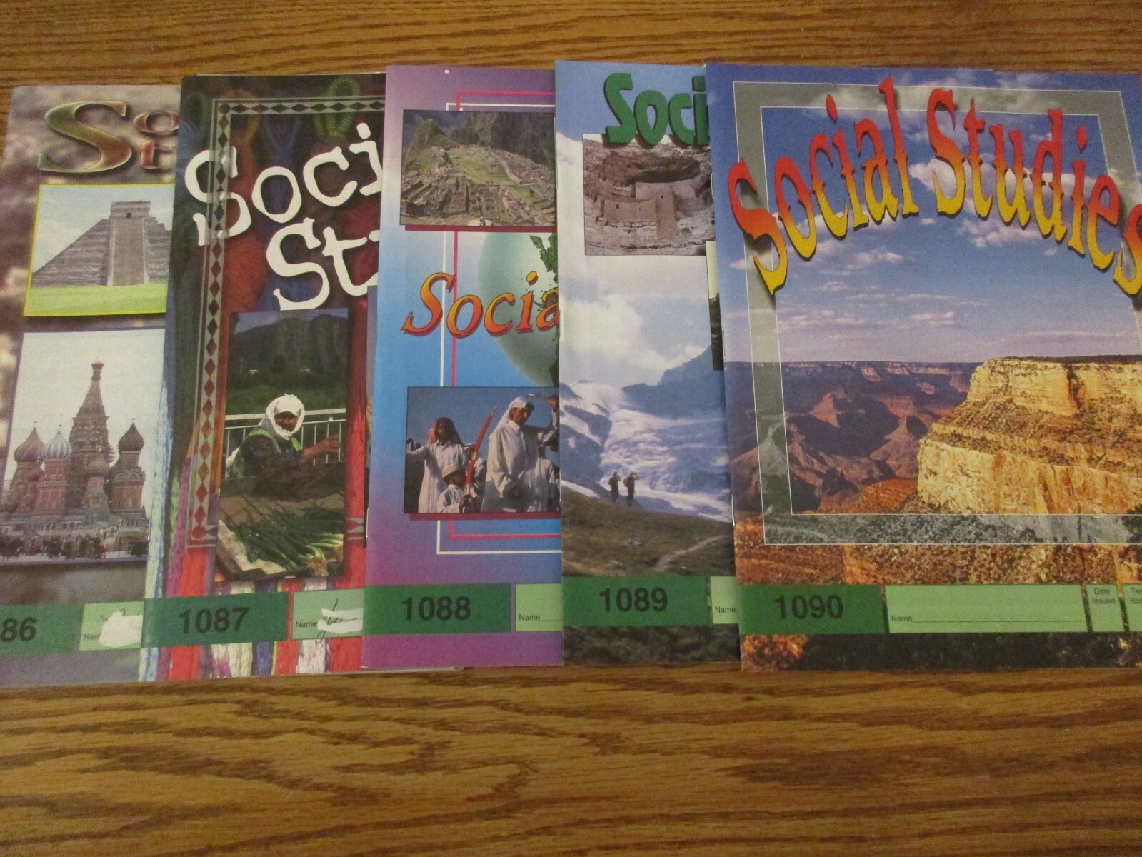 PACES Social Studies 1086-1091, 1093-96 + Score Key 1085-1087 | eBay