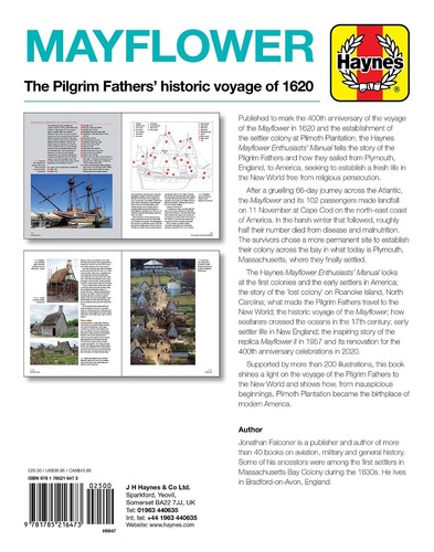 Mayflower: The Pilgrim Fathers' historic voyage of 1620 Book New ...
