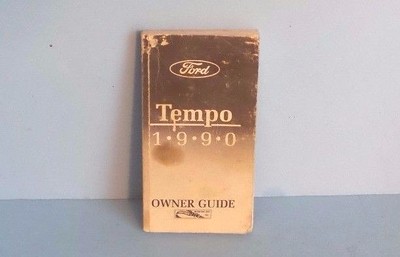 90 1990 Ford Tempo owners manual | eBay