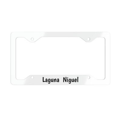 Laguna Niguel Metal License Plate Frame | eBay