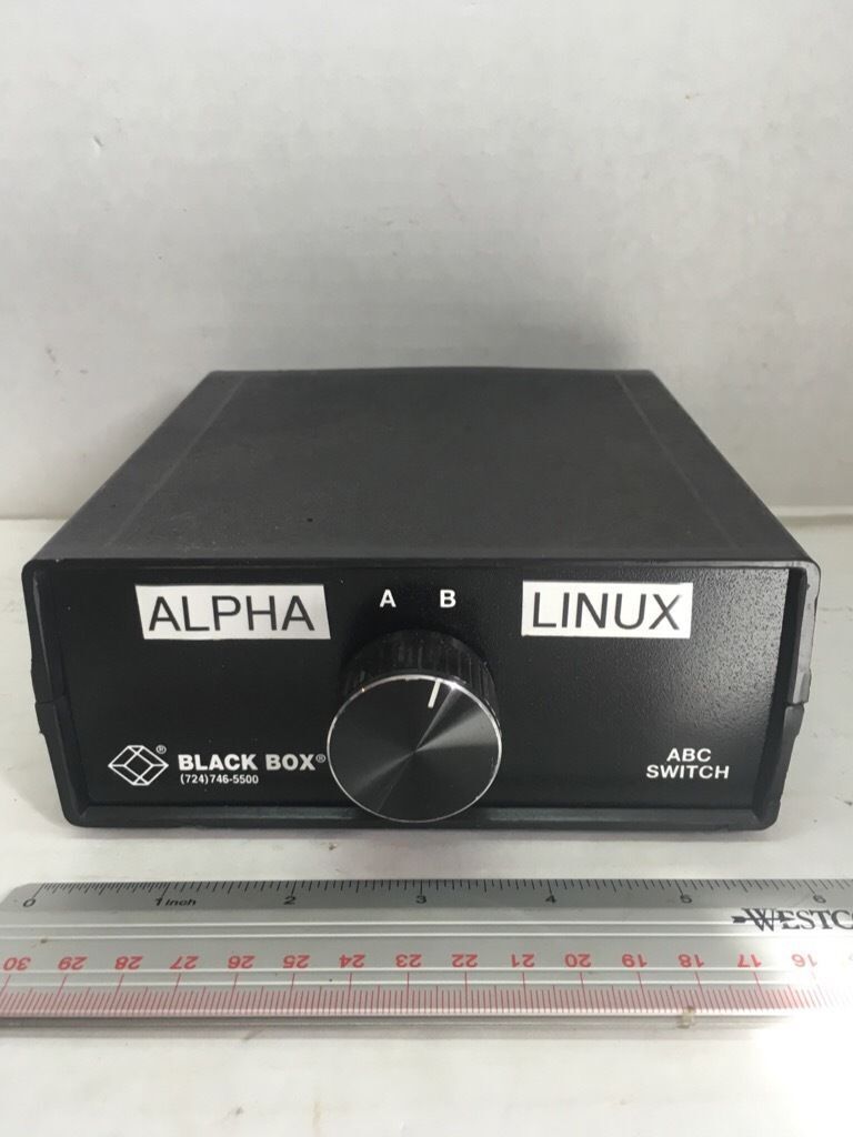 BLACK BOX SWL025A-FFF ABC SWITCH, DB25 3-PORT 3-POSITION SWITCH BOX | eBay