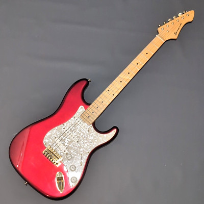 Barracuda Stratocaster Candy Apple Red w/ gold hardware (Fender Style ...