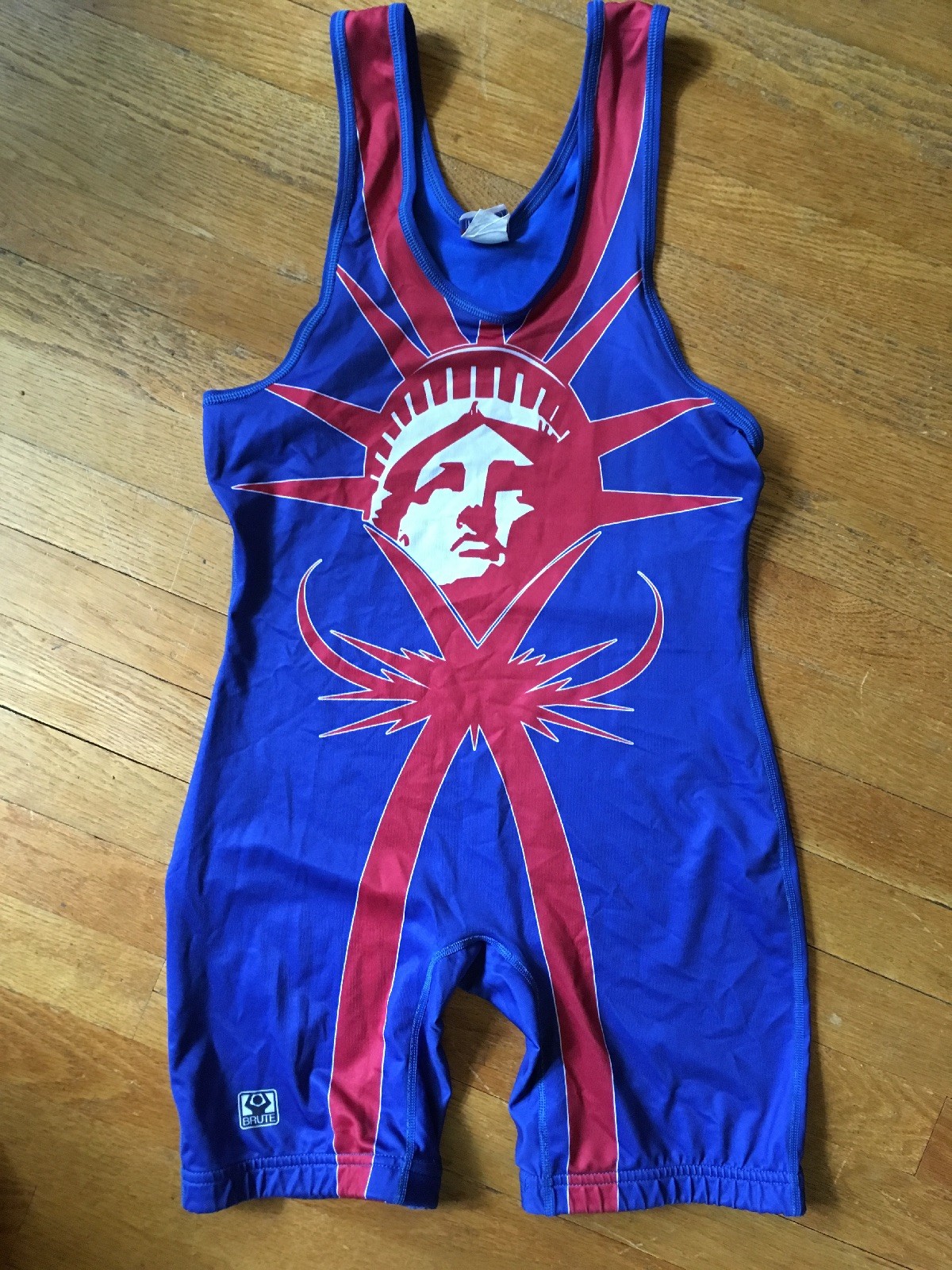 Blue Team New York Fargo freestyle wrestling singlet adult medium | eBay