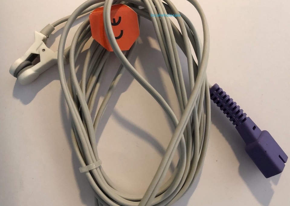 Nellcor Oximax Spo2 Sensor Adult Ear Clip 10ft 3M 9pin Compatible | eBay