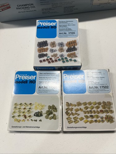 Preiser Ho Scale Item Lot Of 3 | eBay