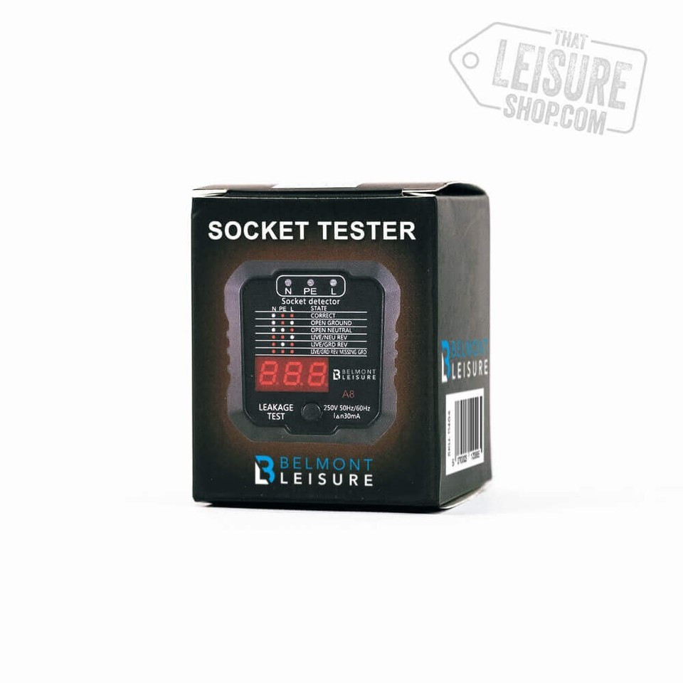 UK MAINS SOCKET TESTER 240V TEST PLUG IN SOCKET SAFE FAULT EARTH LIVE ...