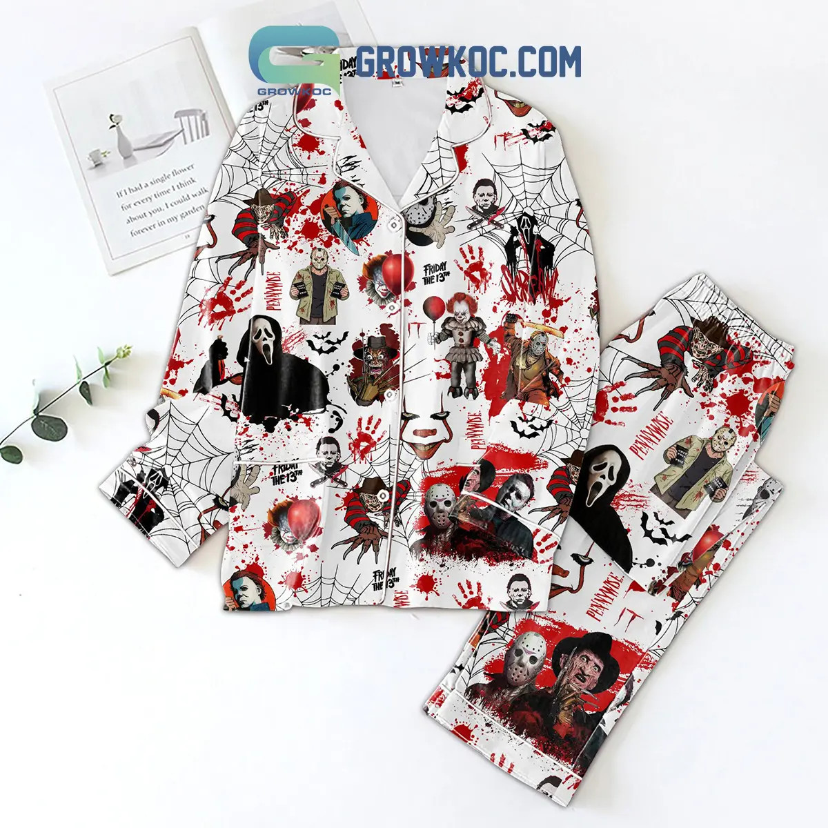 Friday The 13Th Horror Movies Pajamas Set | eBay