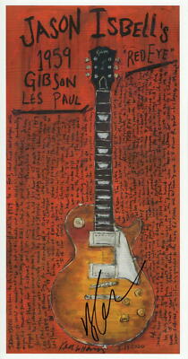 JASON ISBELL SIGNED AUTOGRAPH MINI POSTER - SOUTHERN ROCK GRAMMY WINNER ...