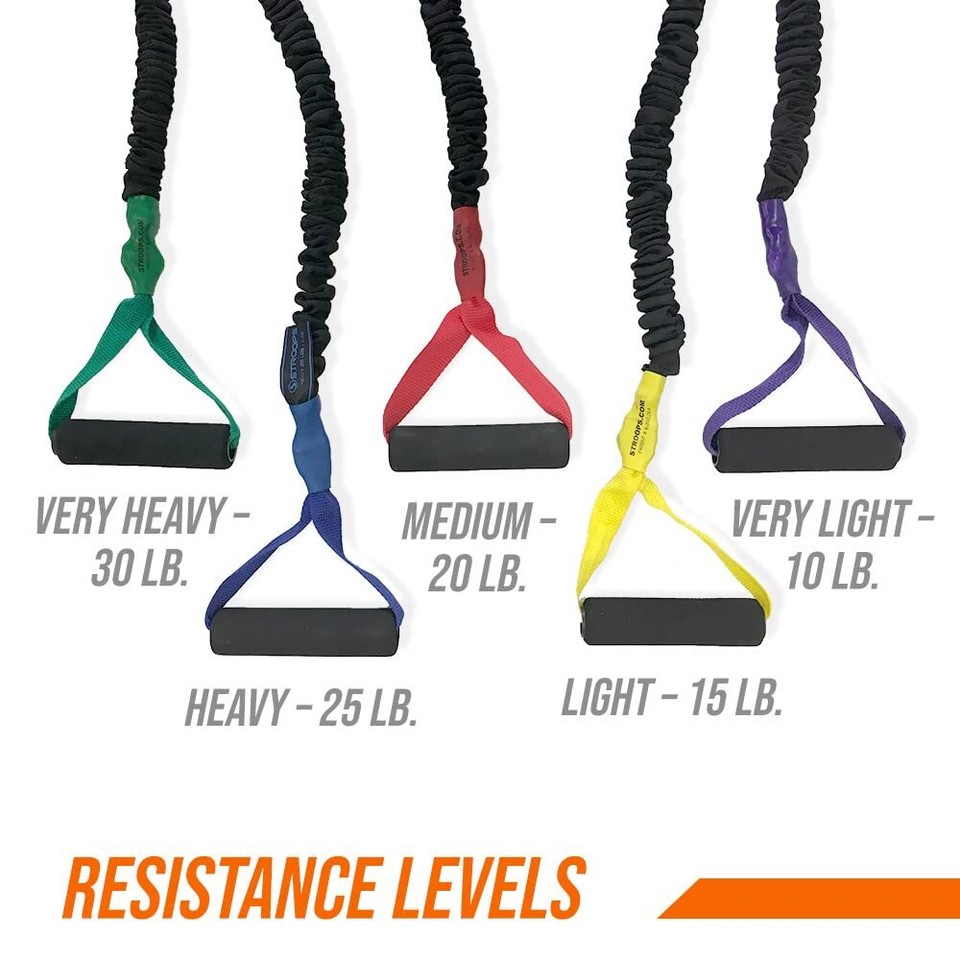 Stroops Slastix Muscle Toner with Foam Handles Green 4-Feet/Very Heavy | eBay