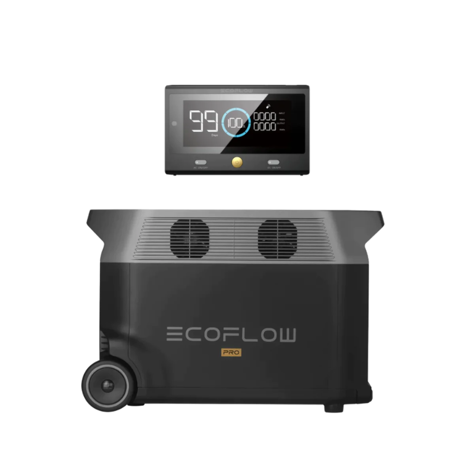 EcoFlow DELTA Pro 3600Wh Solar Portable Power Station + DELTA Pro ...