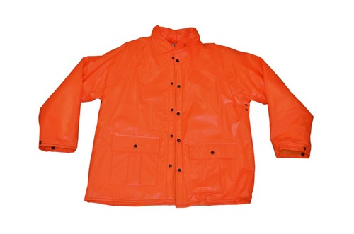 Duck Bay Unisex Adult Orange Insulated Padding Long Sleeve Pockets ...