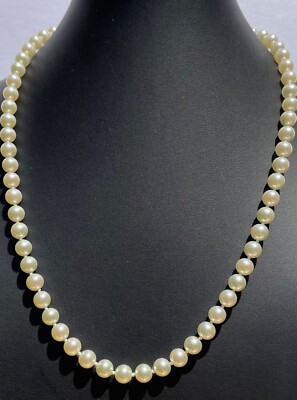 Vintage LCI Liz Claiborne Faux Pearl Fashion Statement Necklace Box ...