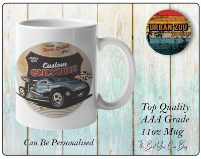 Hot Rod Mugs - Racer, Speedster Hot Rod Mug - Great Gifts for Him or ...
