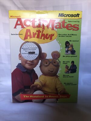 1998 Microsoft Actimates ARTHUR Interactive Talking Plush Store ...