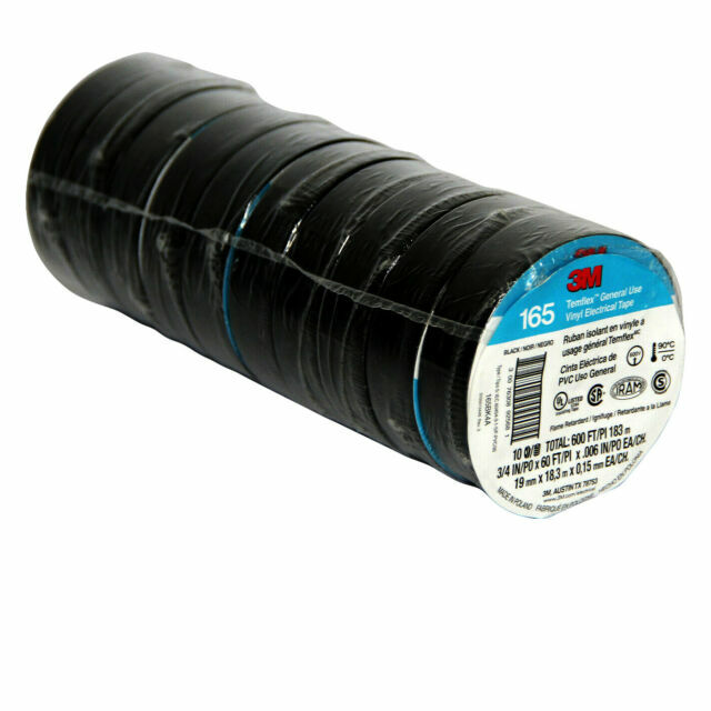 3M 7100169254 Electrical Tape - 60ft (3 Pack) for sale online | eBay