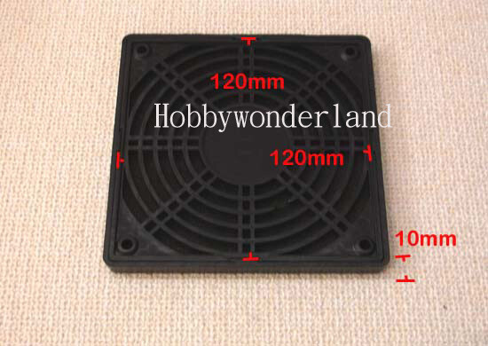 Cooler fan cover 12 x 12cm for DC Axial cooling heat-shink extractor ...