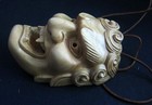 QH003 - 6*3*4.5 CM Stunning Hand Carved Boxwood carving Netsuke : Fudo ...