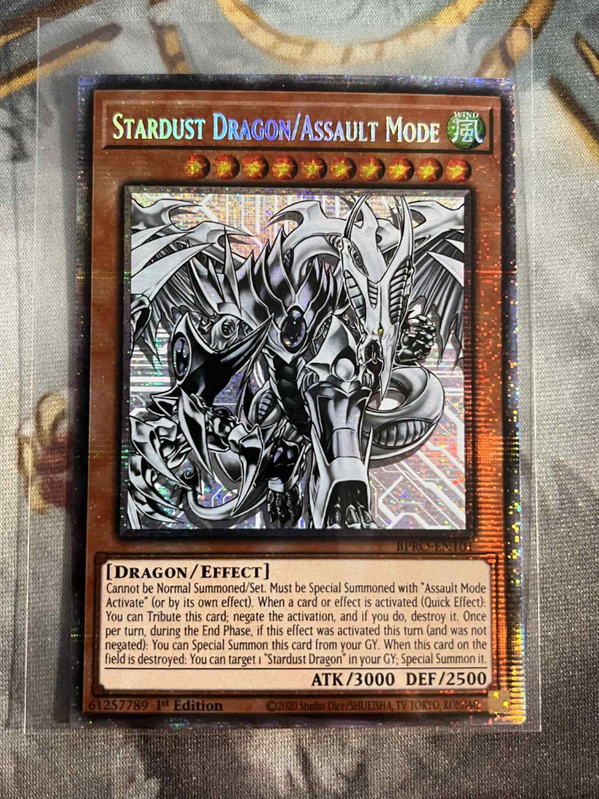 Stardust Dragon/Assault Mode - BPRO-EN101 - Starlight Rare YuGiOh | eBay