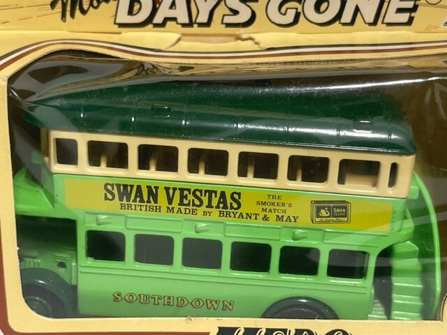 1983 Lledo Days Gone Green Double Decker Swan Vestas Bus | eBay